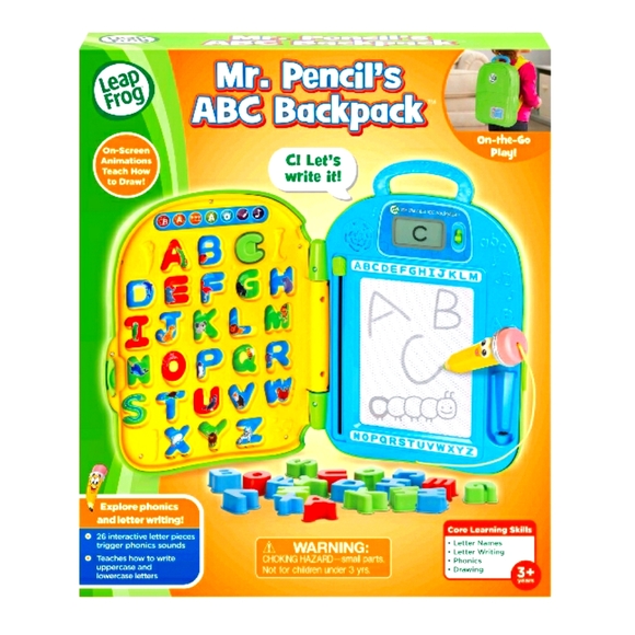 Leapfrog | Toys | Nib Leapfrog Mr Pencils Abc Backpack Toy | Poshmark